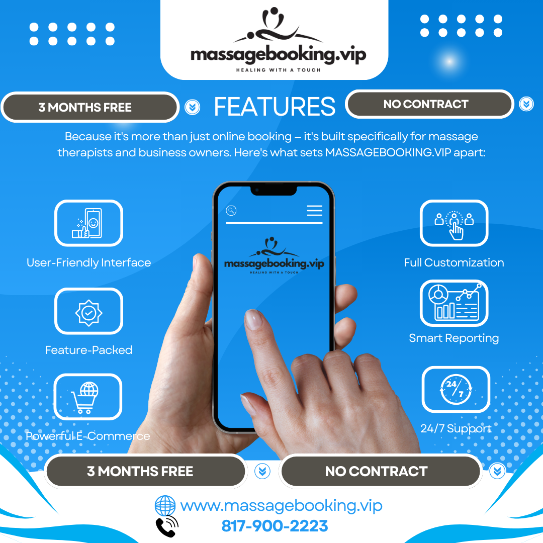 Massage Booking VIP | online booking platform – Massage Booking VIP is ...